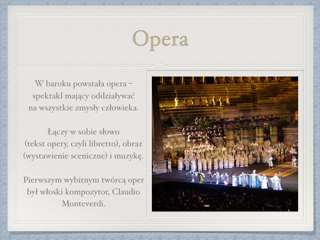 Barok – prezentacja – Język polski