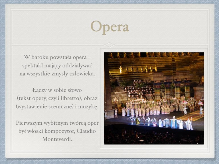 Barok – prezentacja – Język polski