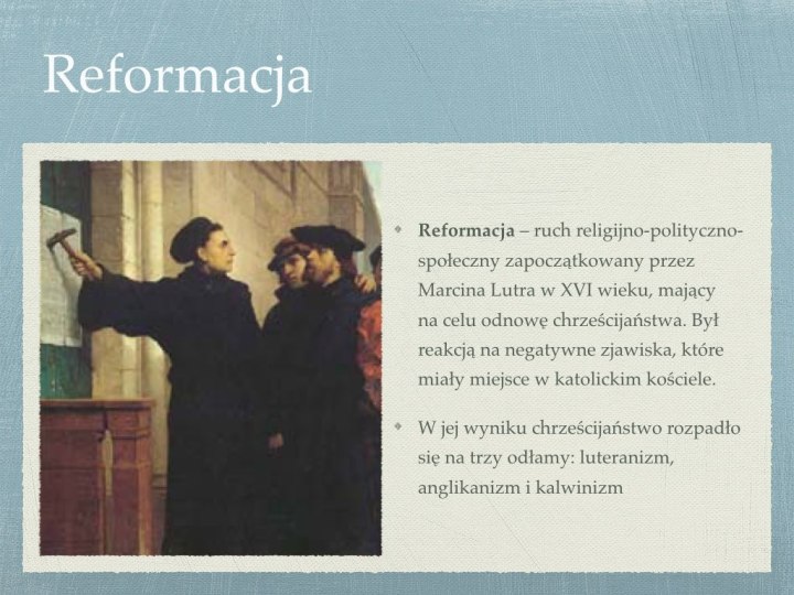 Renesans – prezentacja – Język polski