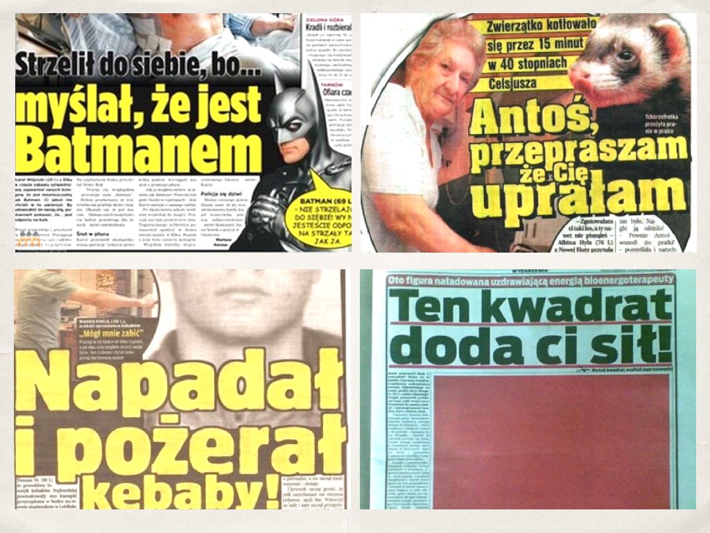 Tabloidy – Język polski